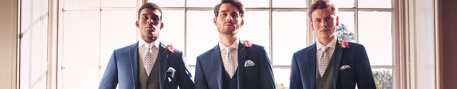 Men’s Suit and Tuxedo Hire: All Suits | Moss Bros Hire